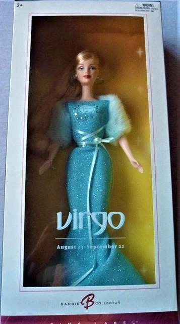 VIRGO BARBIE DOLL The Zodiac Collection Pink Label 2004 Mattel C3823 ...