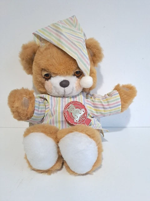 TEDDY BEDDY BEAR Plush Soft Toy Golden Bear Morgan Inc. Vintage Made in ...