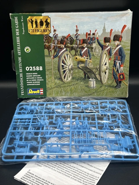 REVELL 1/72 FRENCH HORSE GUARDS ARTILLERY Napoleonic figures 02588 ...