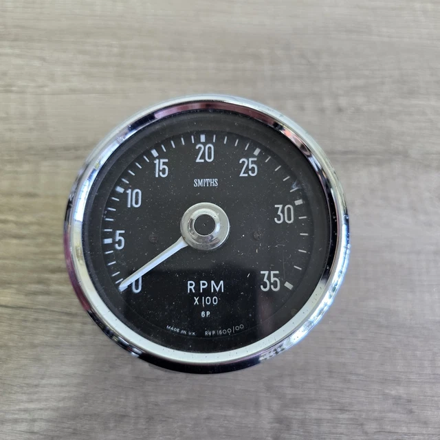 VINTAGE SMITHS REV Counter Tachometer Classic Car - Retro £49.99 ...