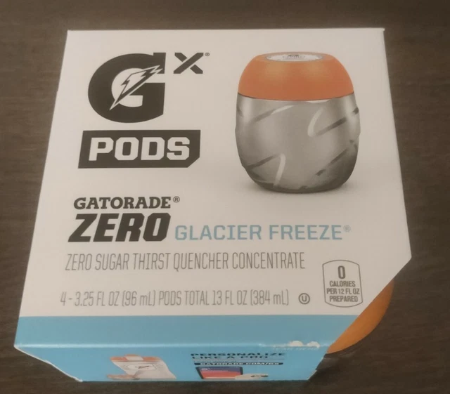 GATORADE PODS FOR GX water bottle, Zero Sugar Pods glacier freeze £8.99 ...