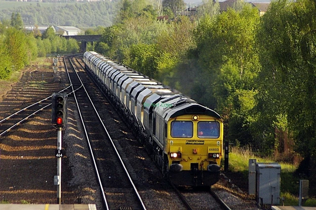 C3 6X4 GLOSSY Photo Freightliner Class 66 66603 @ Swinton £1.00 ...