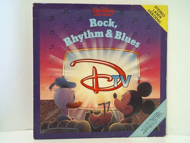 WALT DISNEY HOME Video: Rock, Pop & Blues Laser Disc Chuck Braverman ...