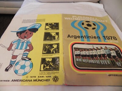 **fussball Sammelalbum Argentinien 1978 Weltmeisterschaft Americana
