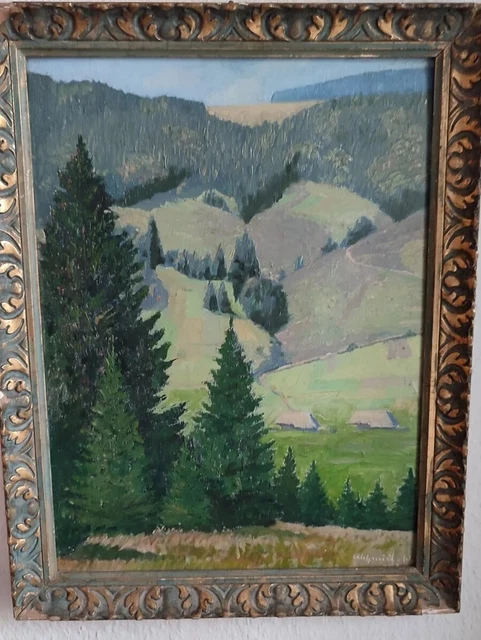WERNER SCHMIDT-SCHOENEBECK MENZENSCHWAND 1924 Schwarzwald Maler ...