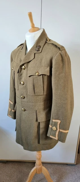ORIGINAL WW1 BRITISH Army 2nd Lieutenant Uniform Jacket Royal Field ...