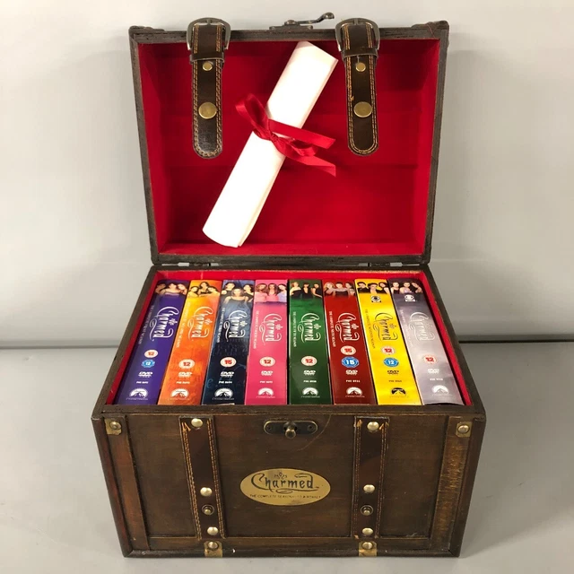 CHARMED MAGIC CHEST Complete DVD Box Set Limited Edition Wooden Box ...