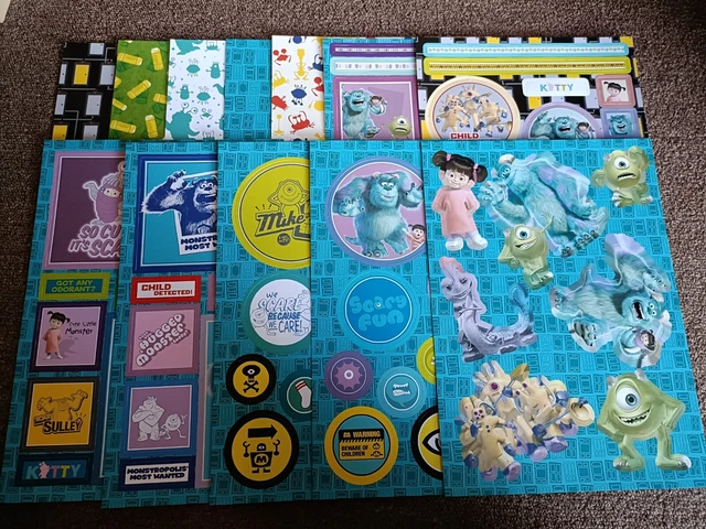 DISNEY/PIXAR MONSTERS INC A4 Topper and Background Card Sheets £13.00 ...