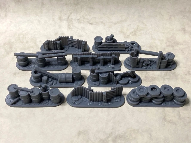 POST-APOCALYPTIC BARRICADES | Gaslands, Dark Future | 20mm miniatures £ ...