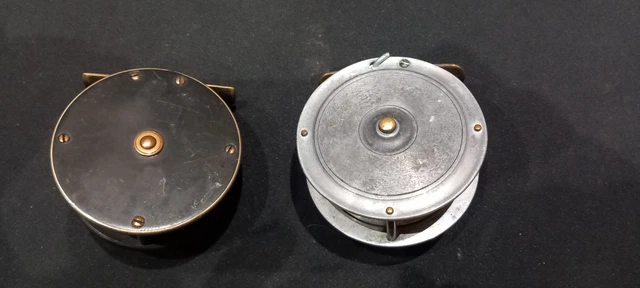 2 VINTAGE QUALITY reels Un Named Reuben Heaton. Good condition ...