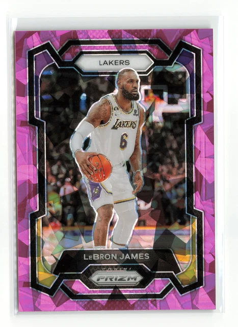 LEBRON JAMES #63 2023-24 Panini Prizm Lakers Glace Rose EUR 5,72 ...