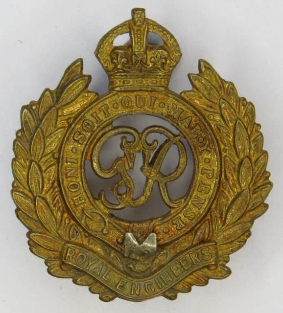 BRITISH ARMY ROYAL Engineers George VI (6th) Militia Cap Badge EUR 10 ...