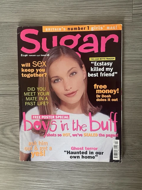 SUGAR MAGAZINE FEB 1996 Shout Bliss Just Seventeen 90s Teen £16.13 ...