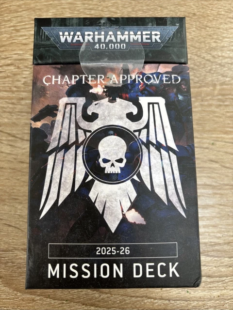 WARHAMMER 40K CHAPTER Approved 2025-26 Mission Deck £1.13 - PicClick UK