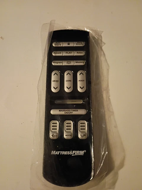 MATTRESS FIRM REMOTE Control, Serial# Q250406866 Model# RF7119, New £48 ...