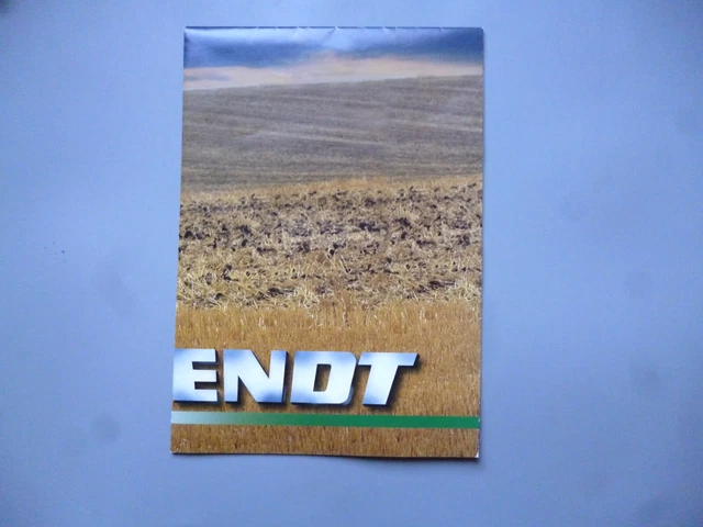 FENDT EFFICIENT TECHNOLOGY Traktoren Original Plakat 1 Seite bedruckt ...