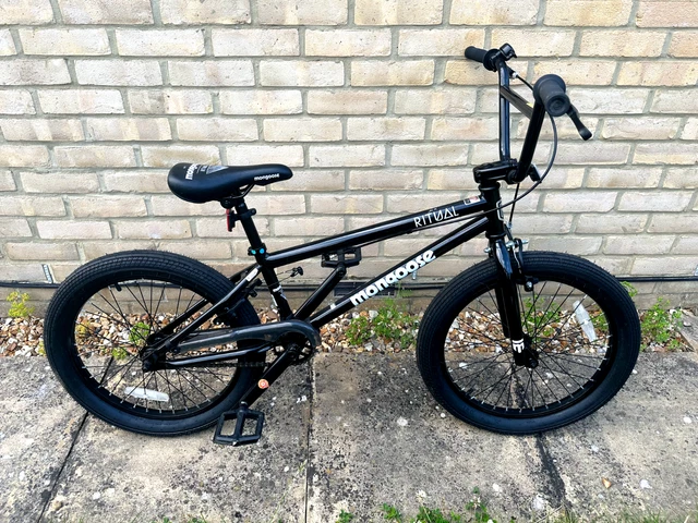 MONGOOSE RITUAL KIDS/YOUTH BMX Bike, 51cm Wheels, Hi-Ten Steel Frame ...
