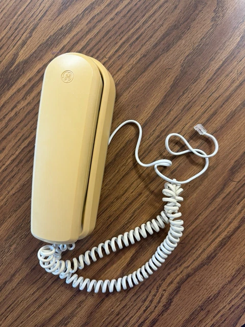 VINTAGE GE PHONE Model 2-9130A Wall Mounted Desktop Corded Flash Redial ...