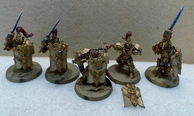 Warhammer 40k Adeptus Custodes Custodian Guard Squad X5 61 12