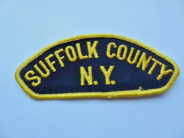 VINTAGE SUFFOLK COUNTY N.Y. Cheese Cloth Uniform Patch 1990's? Used ...