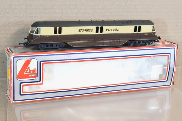 LIMA 205143 GW GWR EXPRESS PARCELS DIESEL RAILCAR LOCOMOTIVE 34 BOXED ...