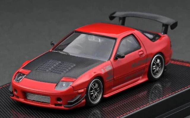 IGNITION MODEL AMEMIYA Red Metallic Mazda RX-7 (FC3S) RE 1:64 Diecast Car IG2495 £38.68 ...
