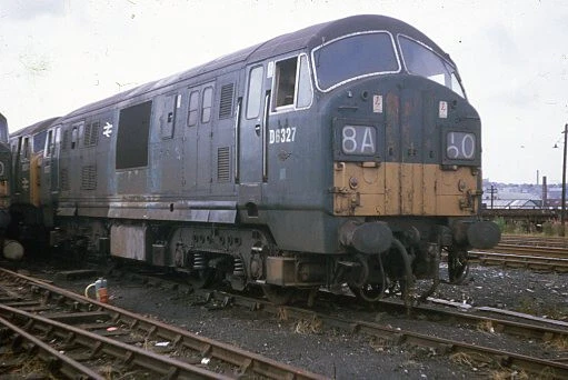 ORIGINAL COLOUR SLIDE of D6327 BR class 22 diesel hydraulic loco £9.99 ...