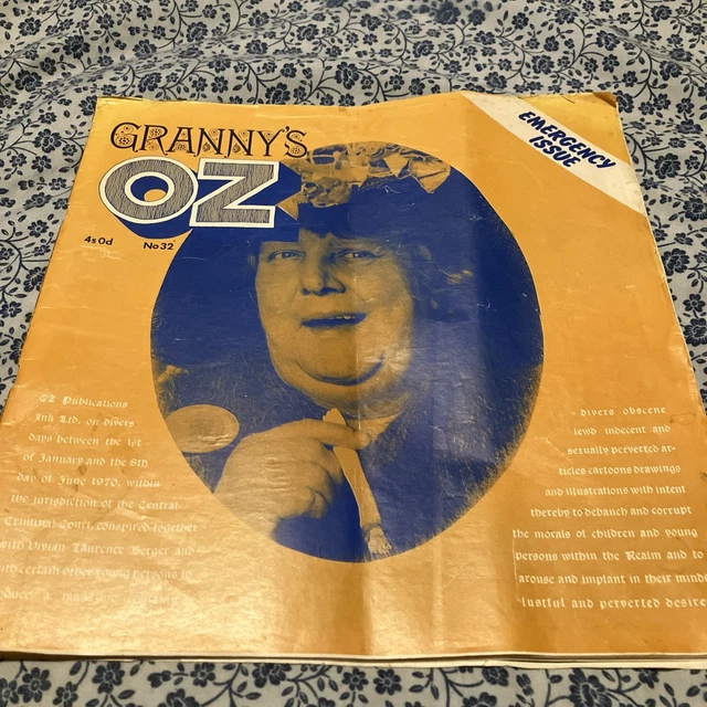 OZ MAGAZINE 32 Hippy counter culture publication Granny’s issue £16.13 ...