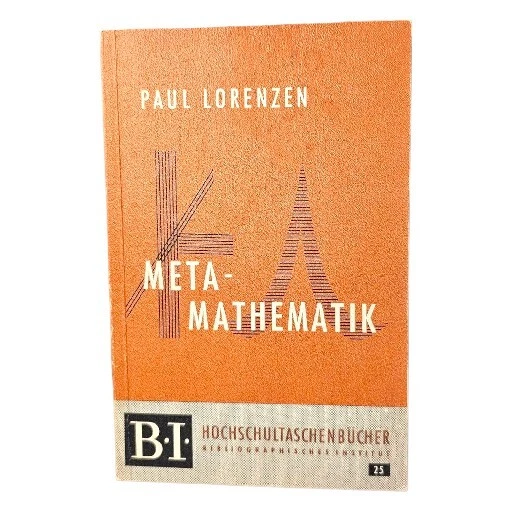 META-MATHEMATIK DE PAUL Lorenzen EUR 14,90 - PicClick FR