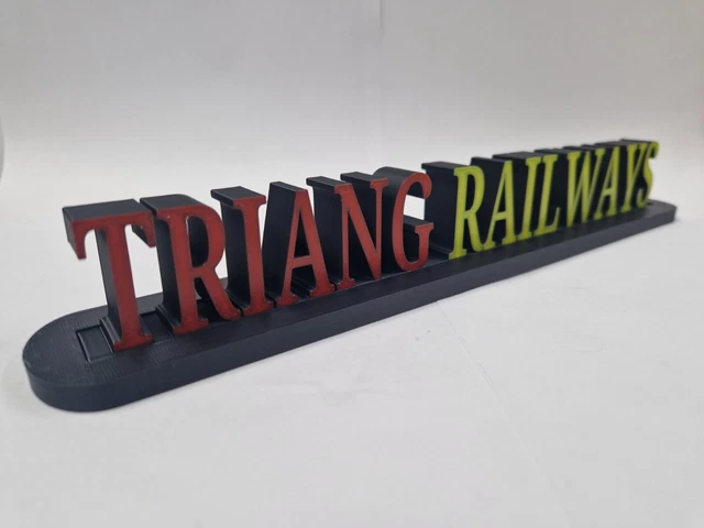 TRIANG RAILWAYS - 3D Shop Display Collection Sign Collectors Display £9 ...