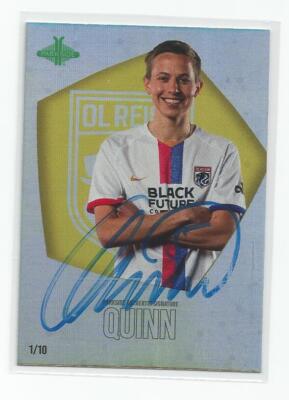 1 QUINN GOLD auto 2022 Parkside NWSL Carte série #1/10, Lo règne ...