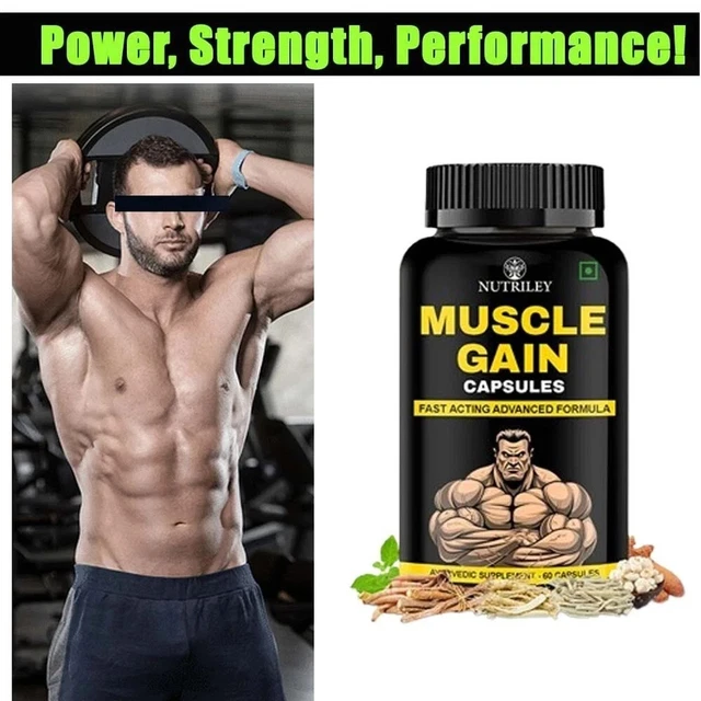 BODY GROW WEIGHT Gain Capsules Muscle Mass Gainer Fast Acting USA £17. ...