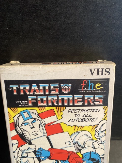 TRANSFORMERS VOLUME 4 Fire in the Sky VHS 1984 FHE Rare Slip Case ...
