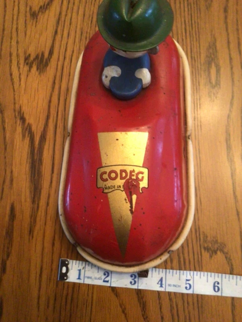 VINTAGE CODEG DOPEY Joe tinplate bumper car £50.00 - PicClick UK
