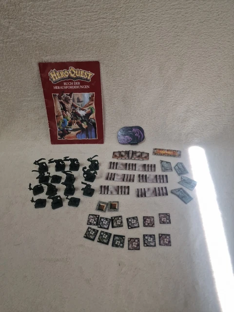 HEROQUEST HERO QUEST Karak Varn Erweiterung - RARITÄT unvollständig EUR ...