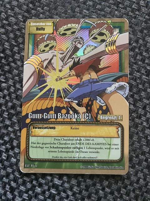 ONE PIECE RUFFY Karten TCG Gum-Gum Bazooka (C) BP-W11 Holo Luffy EUR 15,00 - PicClick DE