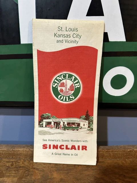1957 SINCLAIR ROAD Map: St Louis Kansas City & Vicinity USED $10.36 ...