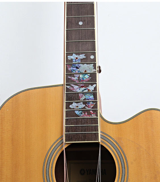 GUITAR FRETBOARD STICKER Hummingbird for Acoustic Electric Guitars Bass ...