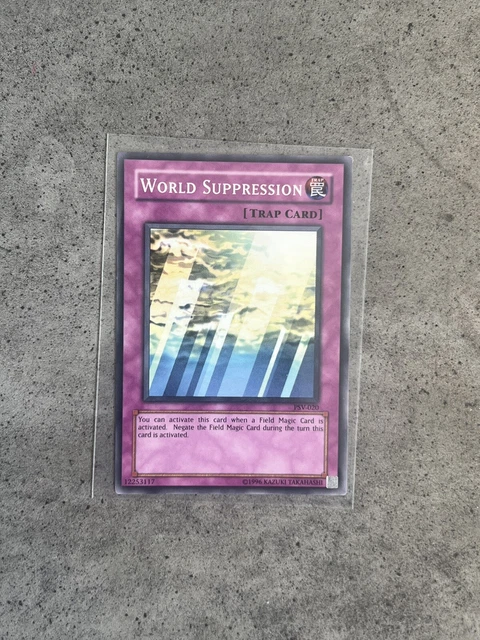CARTE CARD YU-GI-OH Konami 1996 Edition World Suppressi PSV-020 Très Bon Etat En EUR 1,90 ...