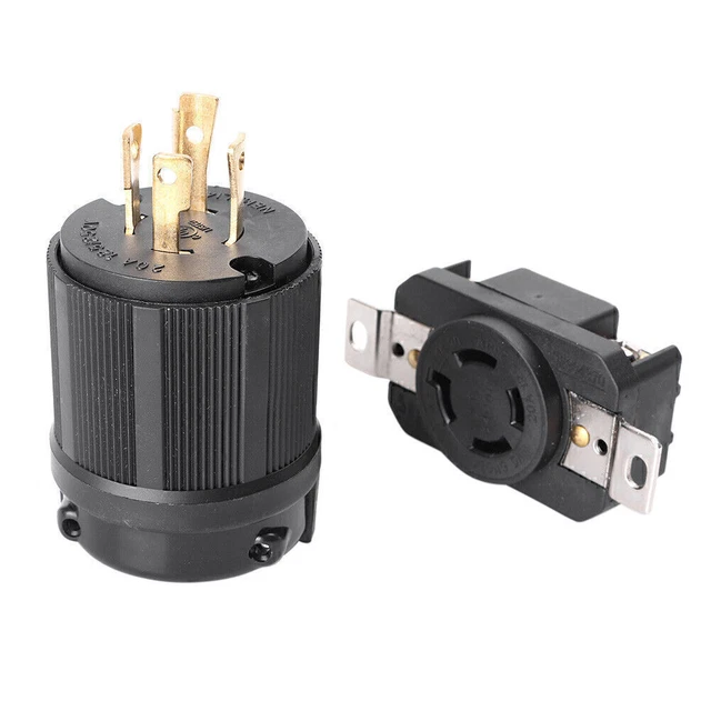 NEMA L14-20P L14-20R 20A 125/250V plug Connector for Generator Cord ...