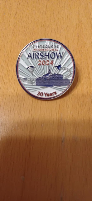 EASTBOURNE INTERNATIONAL AIRSHOW 2024 Official Programme And Pin Badge ...