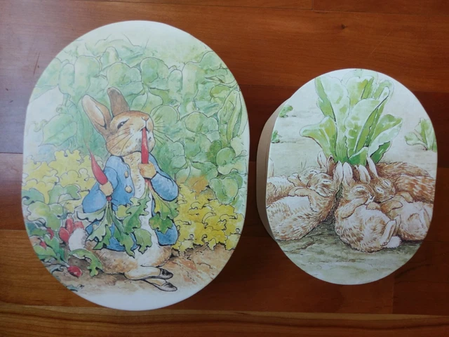 BEATRIX POTTER PETER Rabbit Pottery Barn Kids Nesting Trinket Box Gift ...
