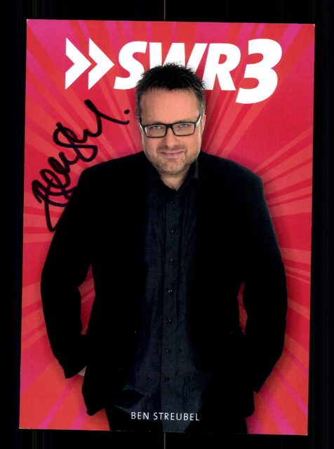 BEN STREUBEL SWR 3 Autogrammkarte Original Signiert + F 16338 EUR 1,39 - PicClick DE