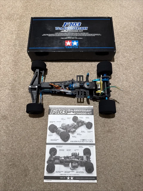 TAMIYA F103 15TH Anniversary edition Chassis New Build Rare £300.00 ...