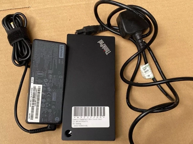 LENOVO THINKPAD USB-C Dock Gen 2 Docking Station (40AS) - With power ...