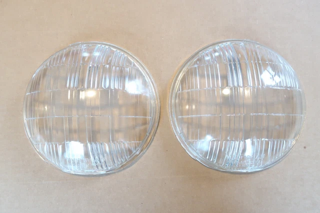 L&R 1936 BUICK LaSalle Guide Multibeam Headlight Lenses 1935 Olds 35 36 ...