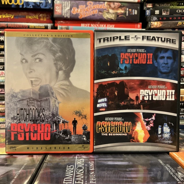 PSYCHO 1-4 DVD Lot! Anthony Perkins Horror Slasher Classic! Alfred ...