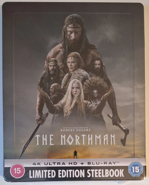 THE NORTHMAN 4K UHD Blu-ray - UK Exclusive Embossed Steelbook - New ...