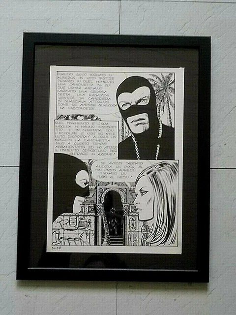 MILO MANARA : Dessin Original , Tavola , " Genius " N° 14 p 58 ( Full ...