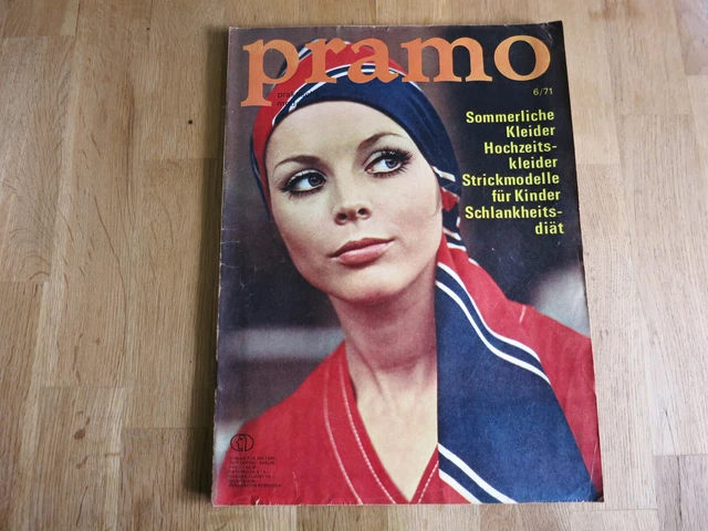 DDR PRAMO PRAKTISCHE Mode + Schnittmuster 6/1971 Hochzeits ...